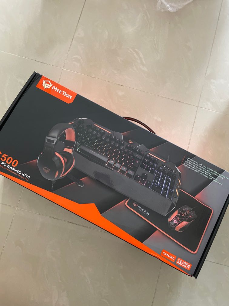 Meetion C500 4-in-1 PC Gaming Kit, Computers & Tech, Parts ...