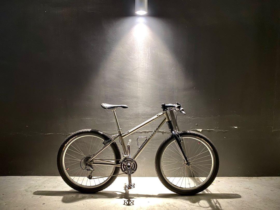 Merlin Fat Ti Titanium Frame and Fork only, Sports Equipment, Bicycles ...
