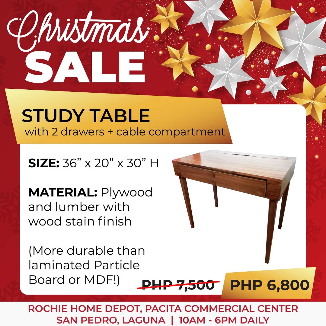 SALE! Midcentury Modern Study Table Desk, Furniture & Home Living ...