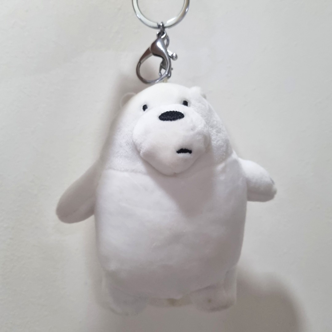 Miniso We Bare Bears Ice Bear Keychain, Hobbies & Toys, Toys & Games on ...