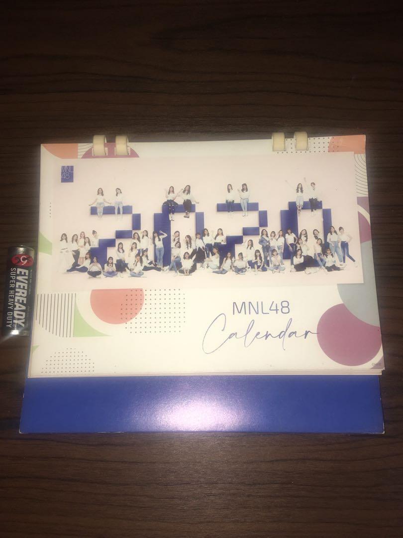 Official MNL48 2020 Calendar, Hobbies & Toys, Memorabilia ...