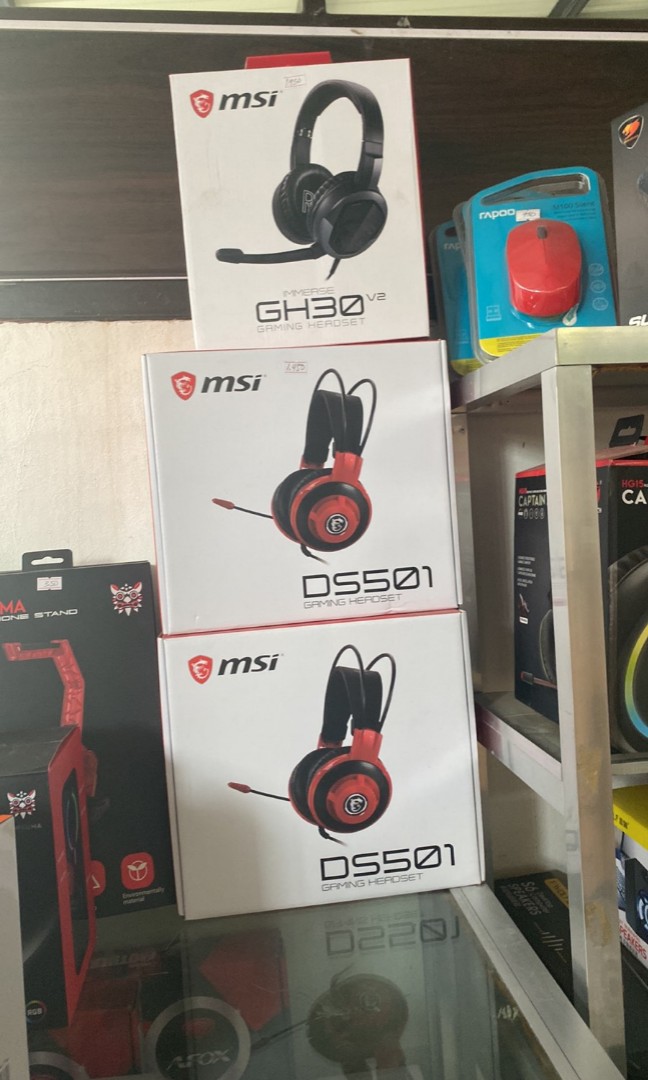MSI HEADSET GAMING HEADSET, Audio, Headphones & Headsets on Carousell
