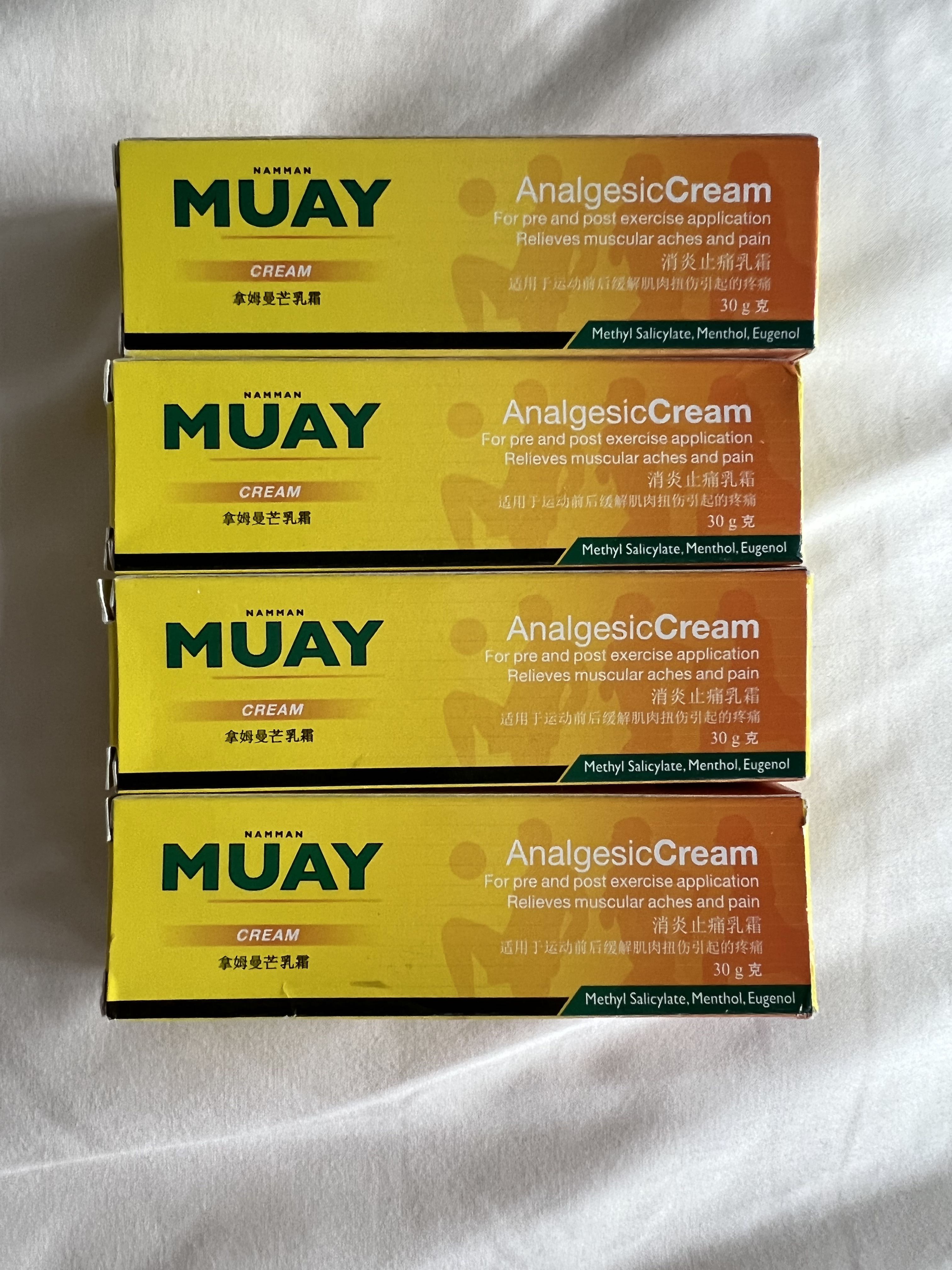 Namman Muay Thai cream 4 boxes 30g, Beauty & Personal Care, Bath & Body ...