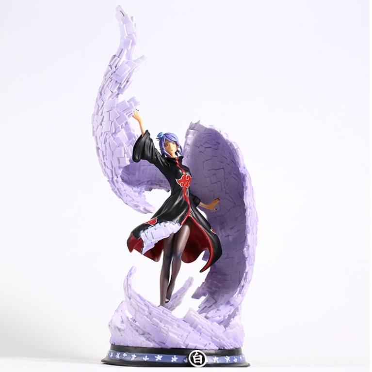 Naruto Shippuden Anime AKATSUKI Konan Action Figure 39cm PVC Statue ...