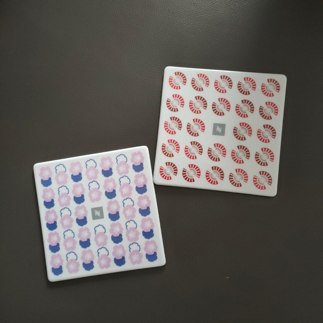 Nespresso Porcelain Coaster, Furniture & Home Living, Kitchenware ...