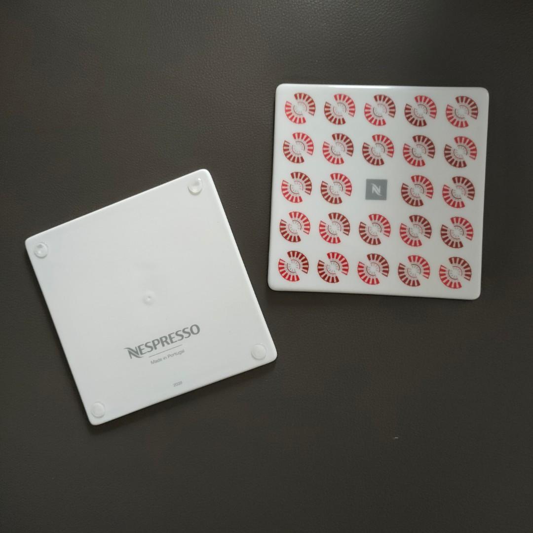 Nespresso Porcelain Coaster, Furniture & Home Living, Kitchenware ...