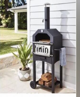 New Charcoal Grill COOLABAH Stand Alone Steel Mobile Wood Fired Box ...