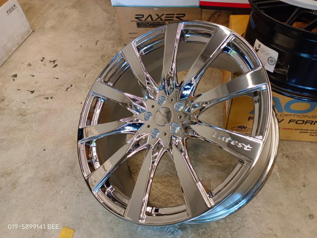 NEW SPORT RIM 22 INCH ROJAM VELLFIRE HARRIER ALPHARD, Auto Accessories ...