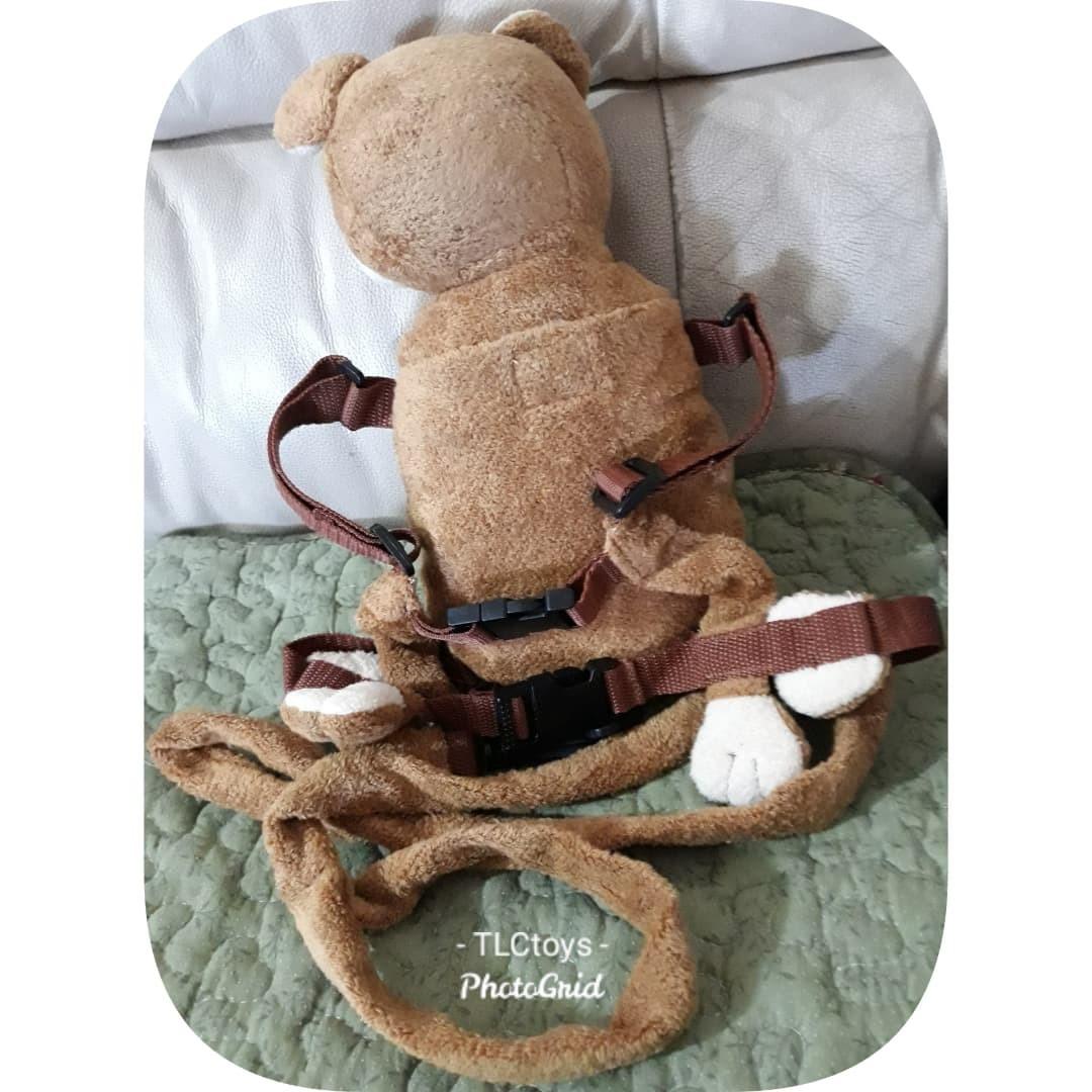 NEW Teddy Bear Safety Harness with Back Pocket, Babies & Kids, Infant ...
