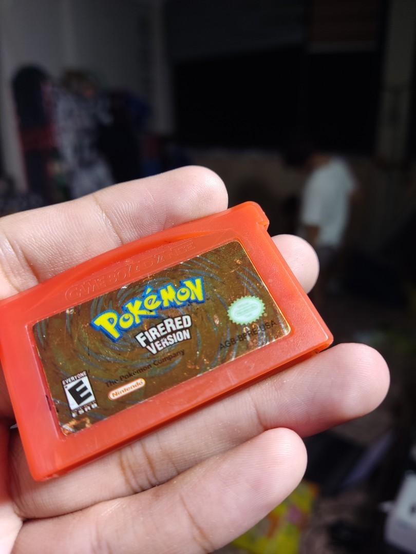 Nintendo GBA Gameboy Advance Cartridge Game Card POKEMON FIRE RED ...