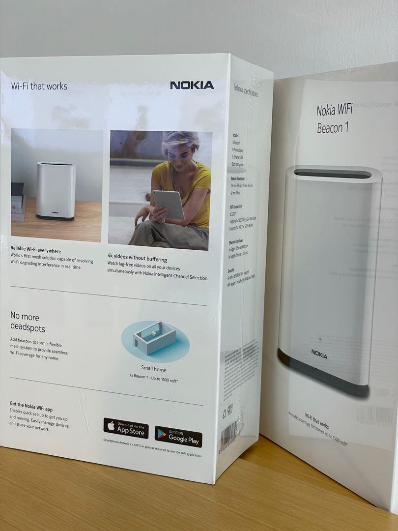Nokia Beacon 1 - Wifi Mesh Router - 2 units, Computers & Tech, Parts ...