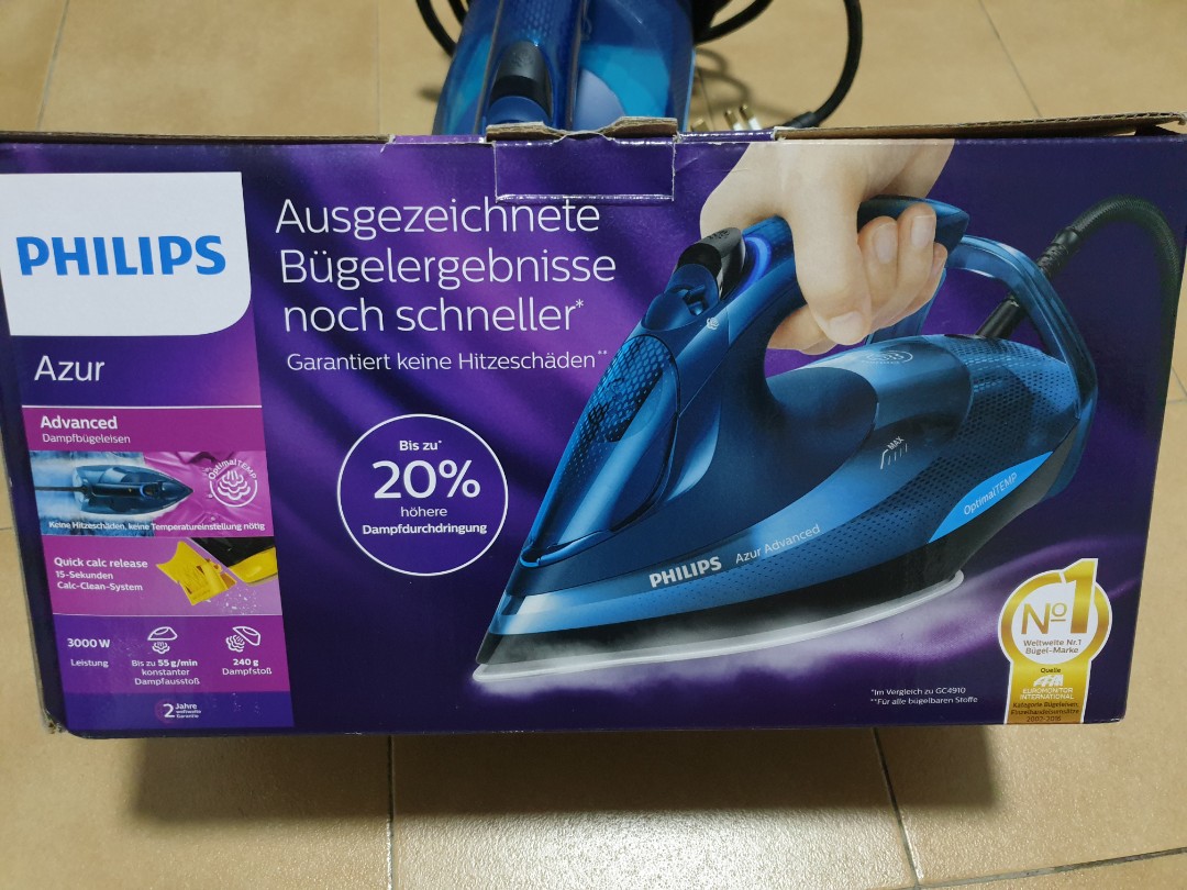Philips Azur Advance Iron, TV & Home Appliances, Irons & Steamers on ...