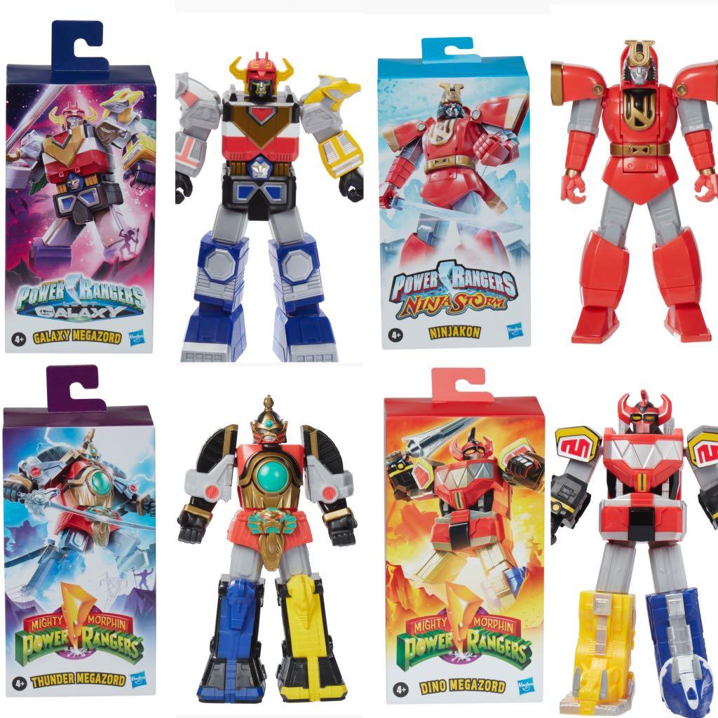 [PO - Jan - Set of 4] Hasbro Power Rangers Retro Mighty Morphin Power ...