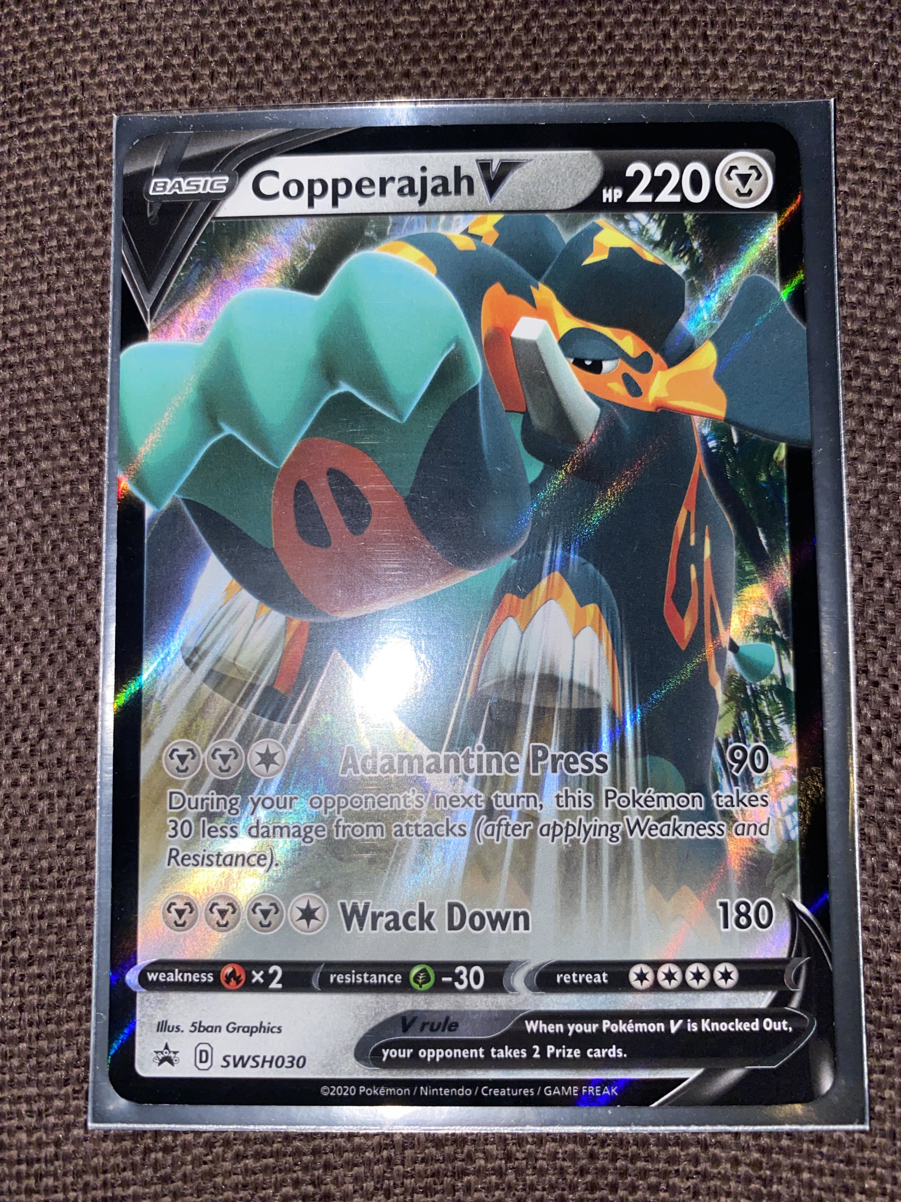 Pokemon card - Copperajah V, Hobbies & Toys, Memorabilia & Collectibles ...