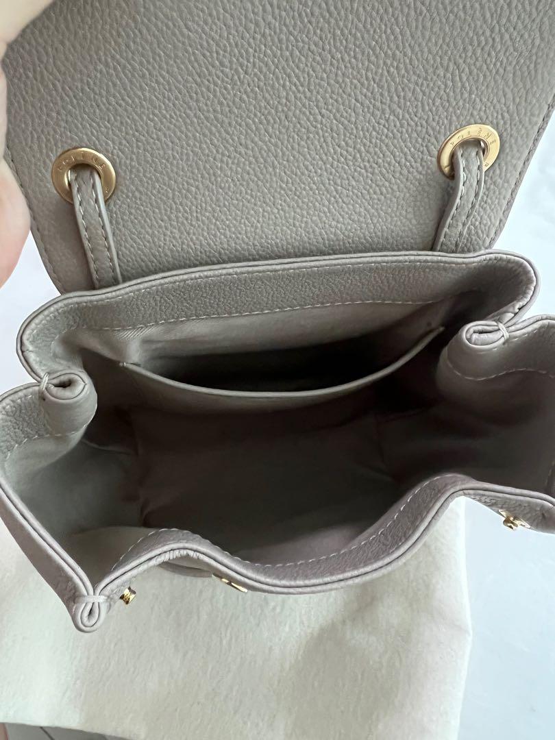 POLENE Numero One Mini Taupe Backpack, Women's Fashion, Bags & Wallets ...