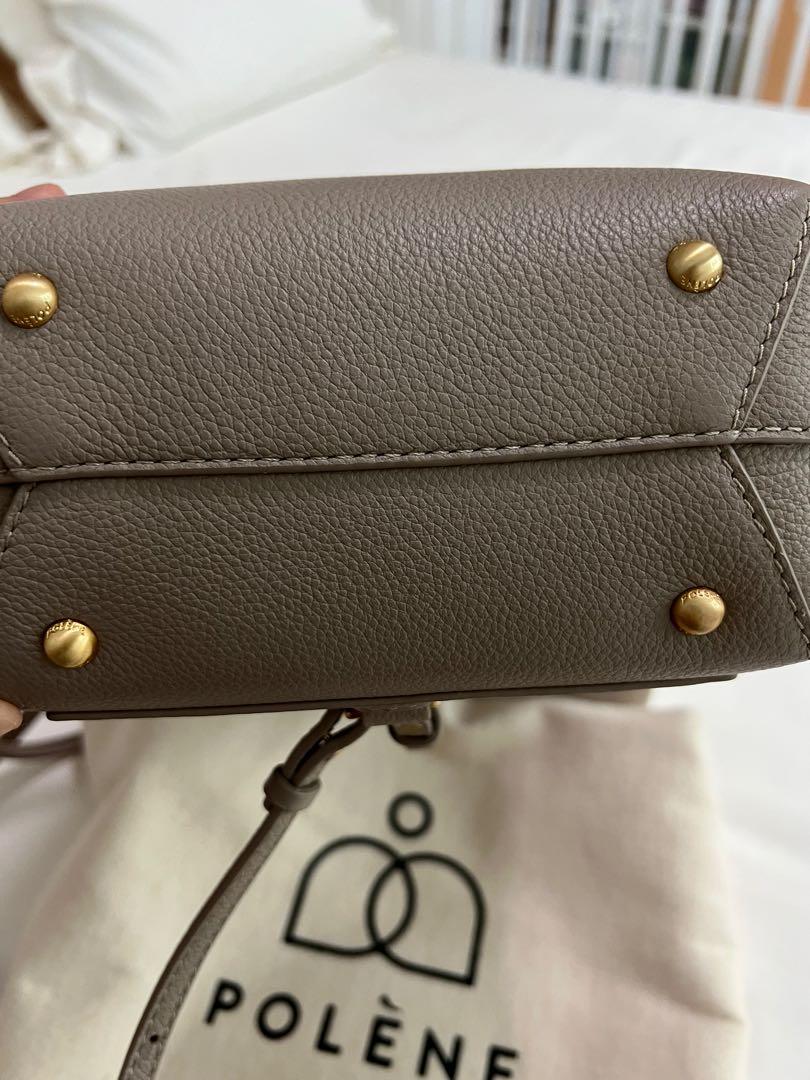 POLENE Numero One Mini Taupe Backpack, Women's Fashion, Bags & Wallets ...