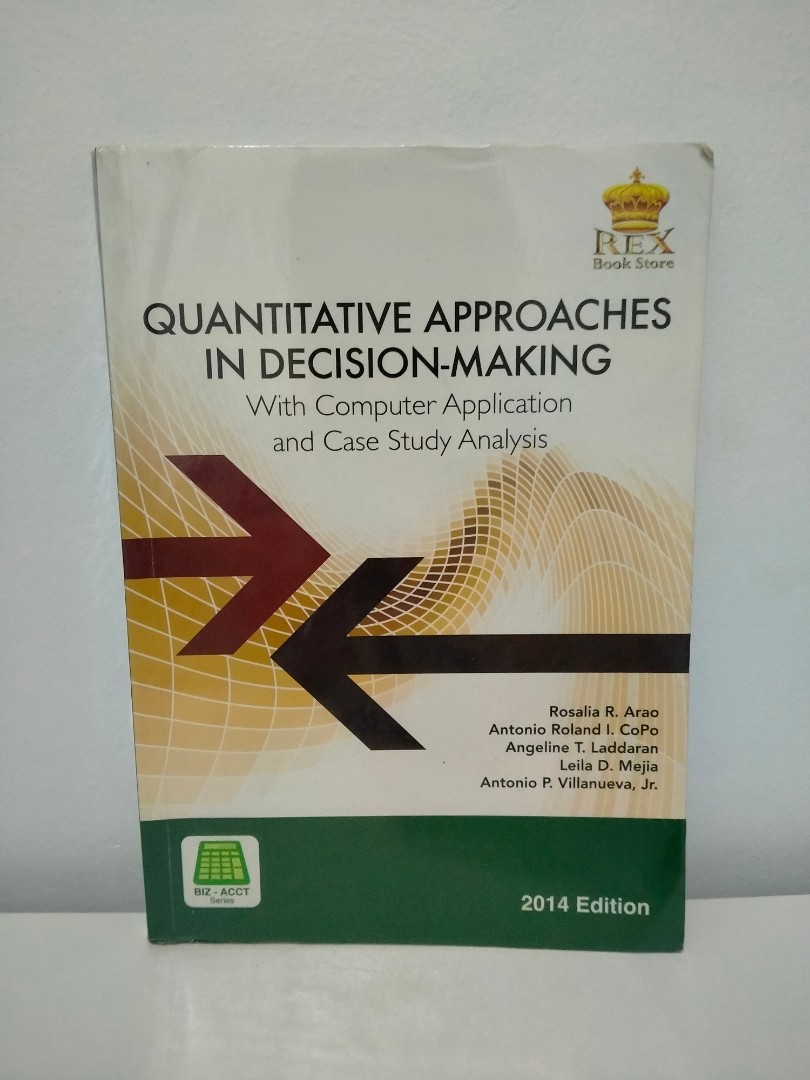 Quantitative Approaches In Decision Making Hobbies Toys Books quantitative-approaches-in-decision-making-hobbies-toys-books