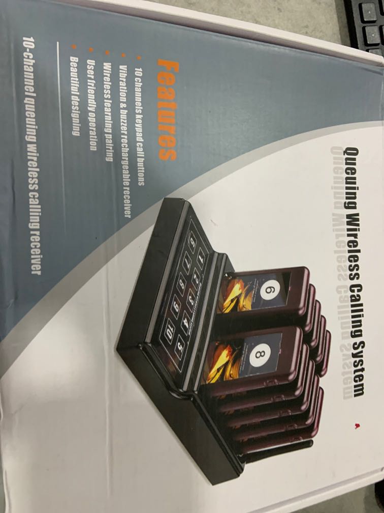 Queuing wireless calling system, Mobile Phones & Gadgets, Other Gadgets ...