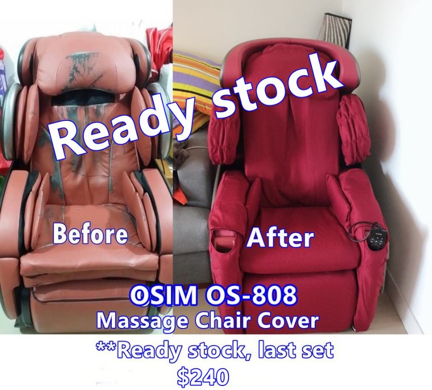 Ready Stock OSIM OS-808 Massage Chair Cover, Furniture & Home Living ...