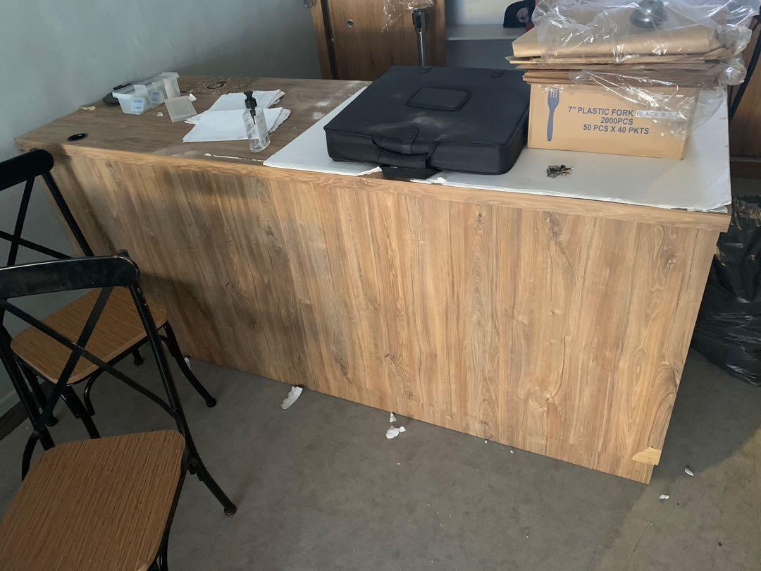Restaurant POS table with 3 drawer with key, Furniture & Home Living ...