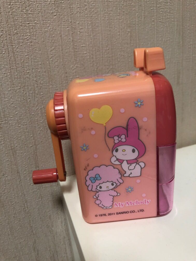 Sanrio My Melody Sharpener, 興趣及遊戲, 手作＆自家設計, 文具 - Carousell