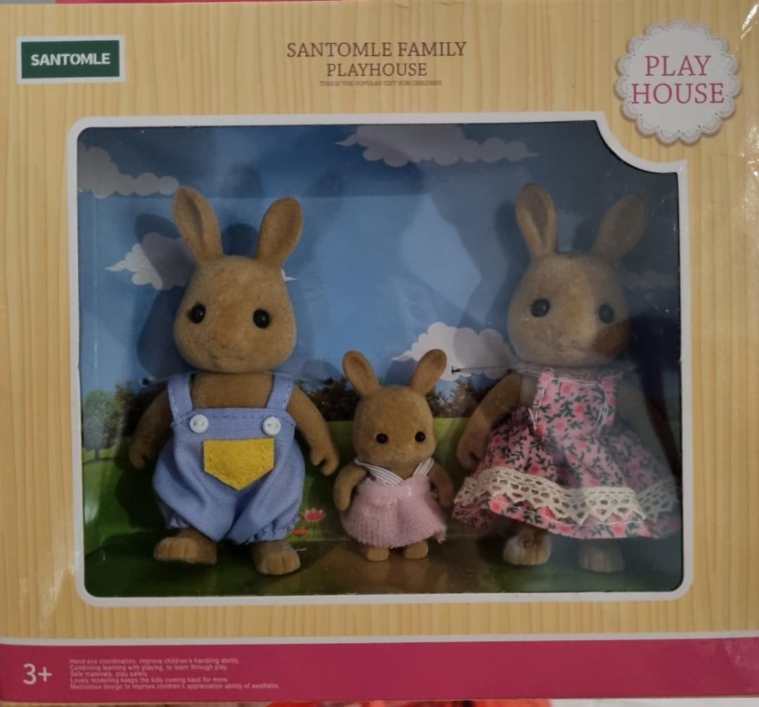 Santomle family playhouse rabbit family, Hobbies & Toys, Toys & Games ...
