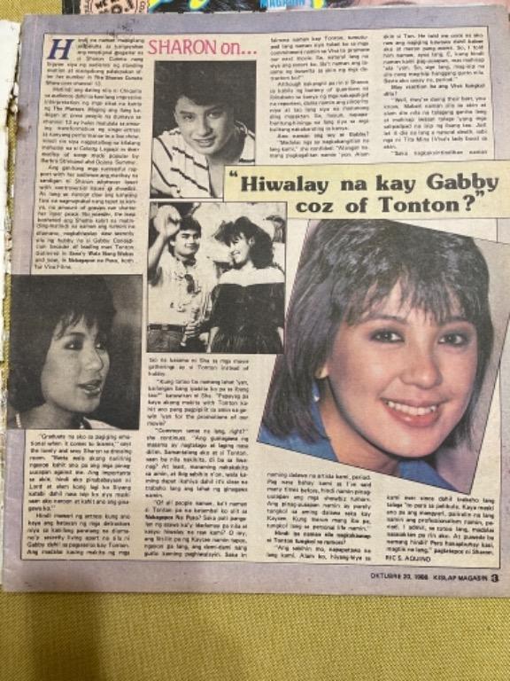 Sharon Cuneta and Maricel Soriano Kislap Magazines 1986 and 1987 ...