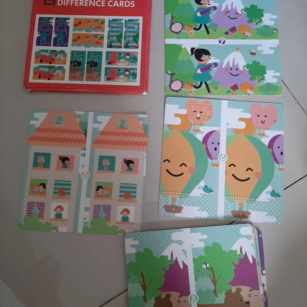 20 Spot the difference cards hema, Toys & Collectibles, Permainan Papan ...