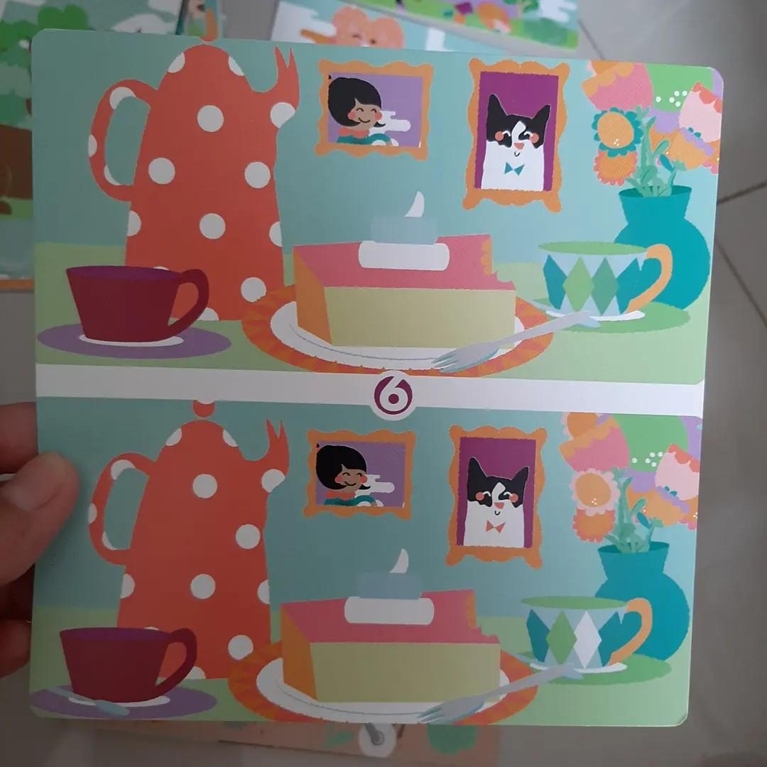 20 Spot the difference cards hema, Toys & Collectibles, Permainan Papan ...