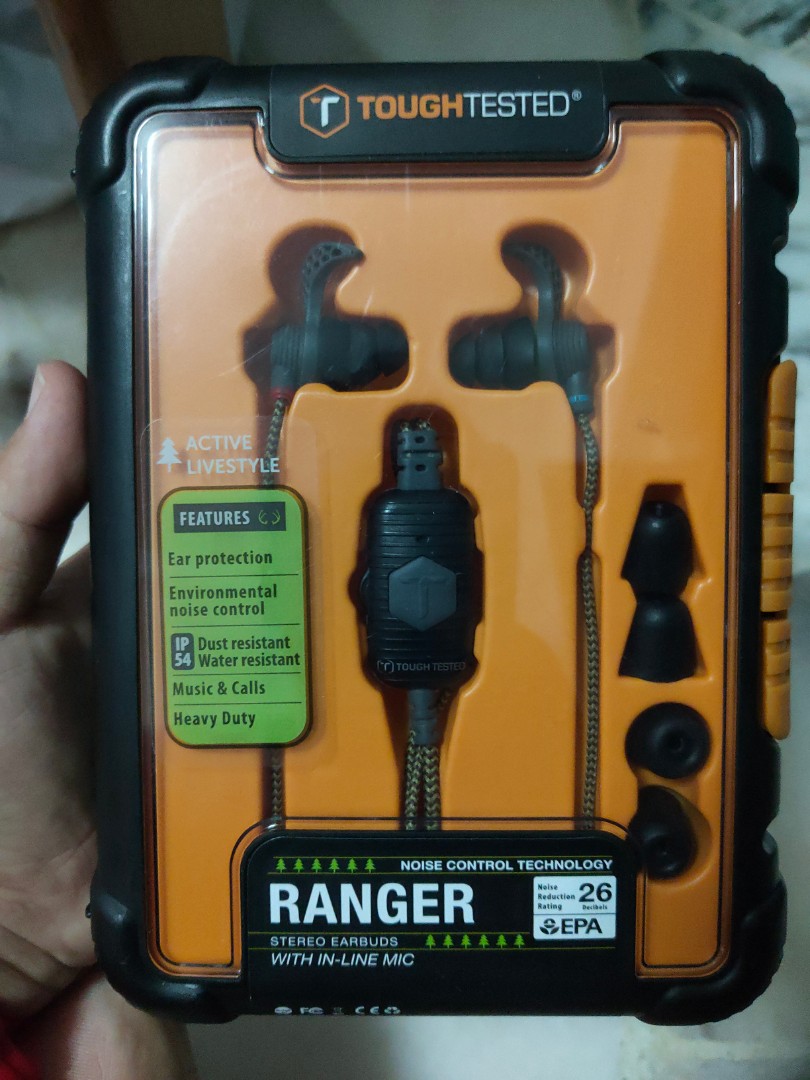 toughtested noise control earphone earbuds., Audio, Earphones on Carousell