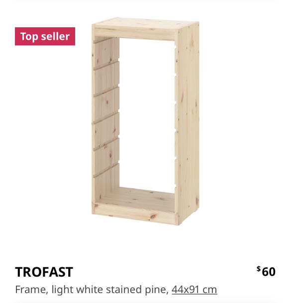 IKEA Trofast Frame, Furniture & Home Living, Furniture, Shelves ...