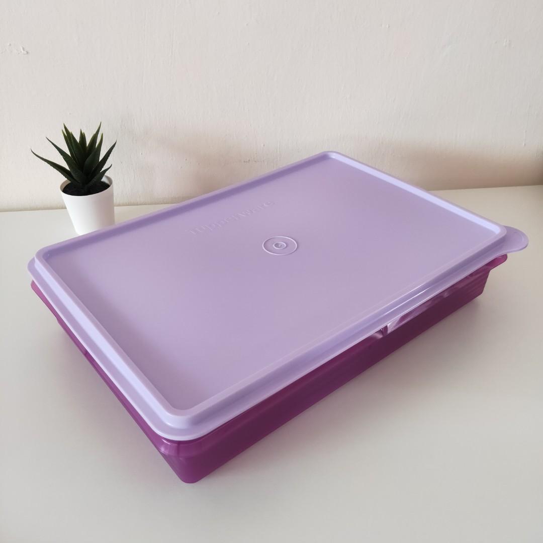 Purple Tupperware container, Furniture & Home Living, Kitchenware ...