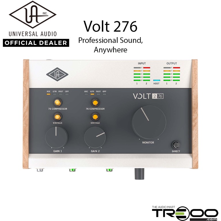 [Official] Universal Audio Volt 276 Type-C USB Audio Interface, Audio ...