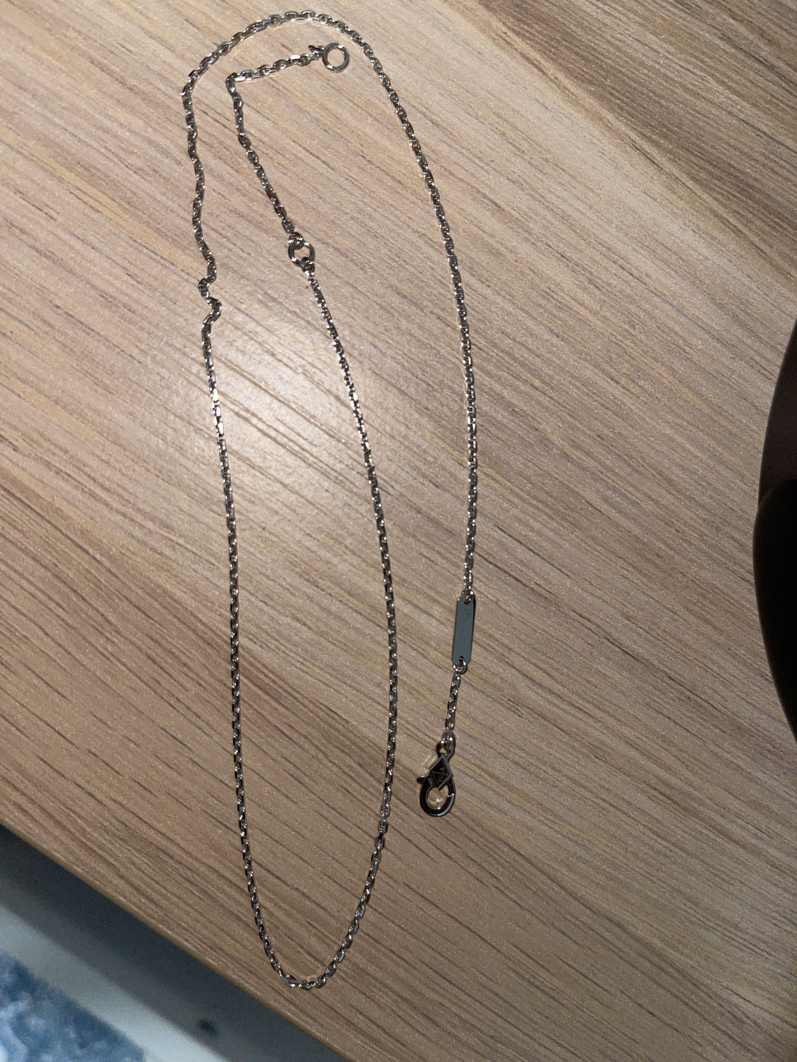 Van cleef & arpels VCA trace chain 18K white gold, Women's Fashion ...