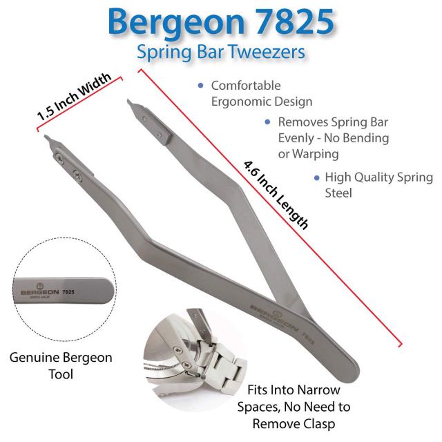 Last set! Watch Bracelet Spring Bar Tool Tweezers Bergeon 7825 and ...