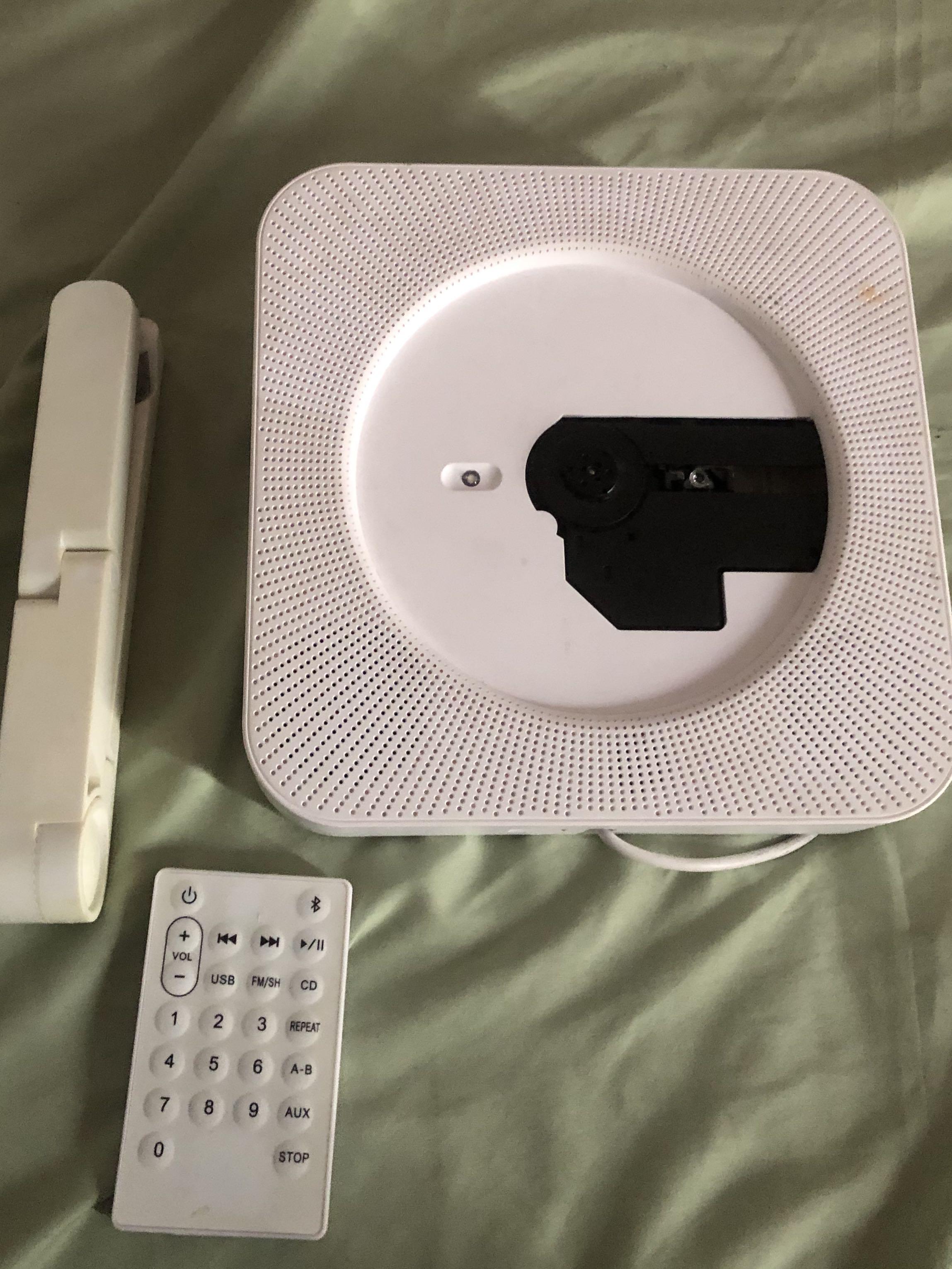 white Cd player aesthetic, Audio, Portable Music Players on Carousell