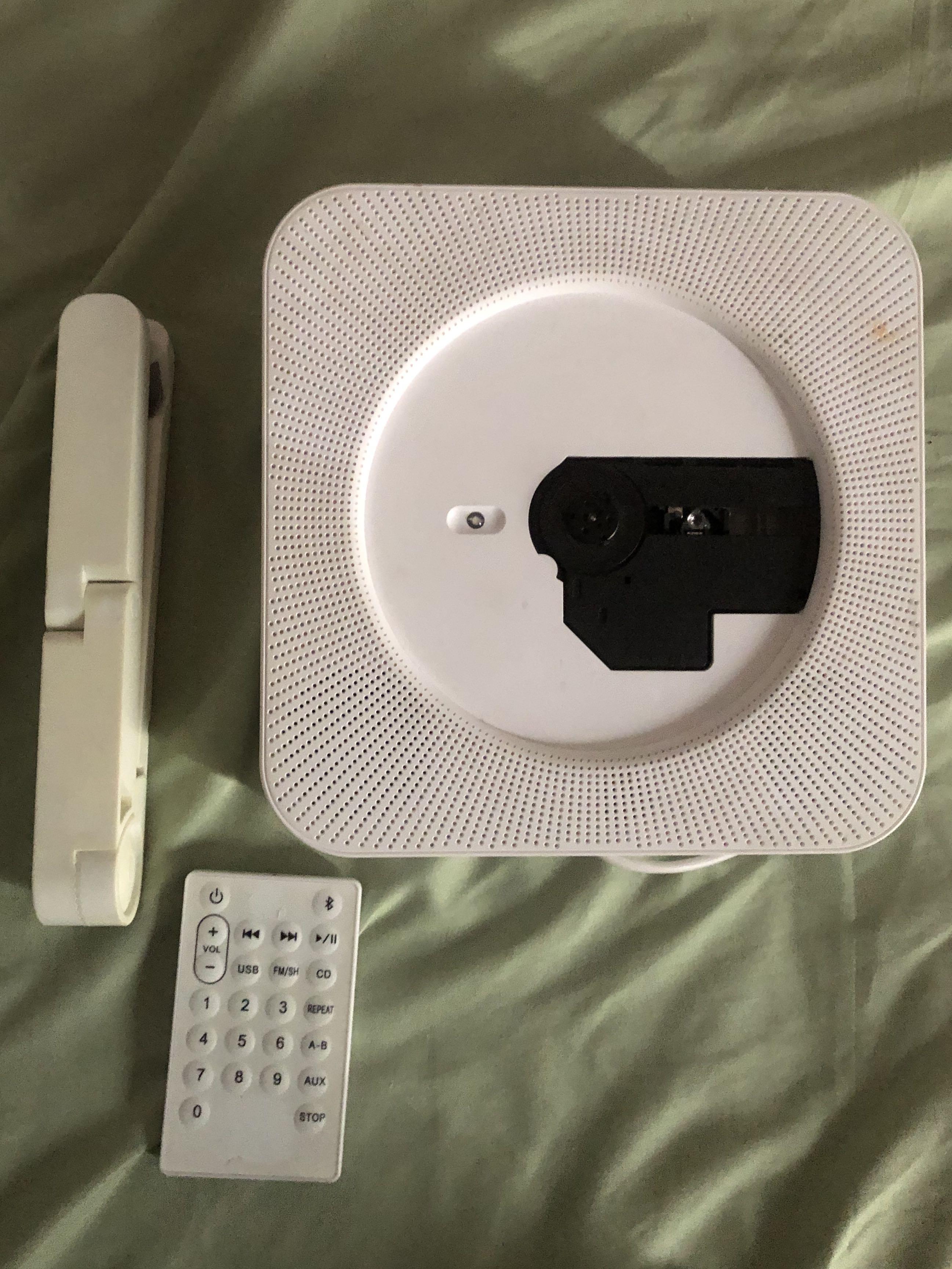 white Cd player aesthetic, Audio, Portable Music Players on Carousell