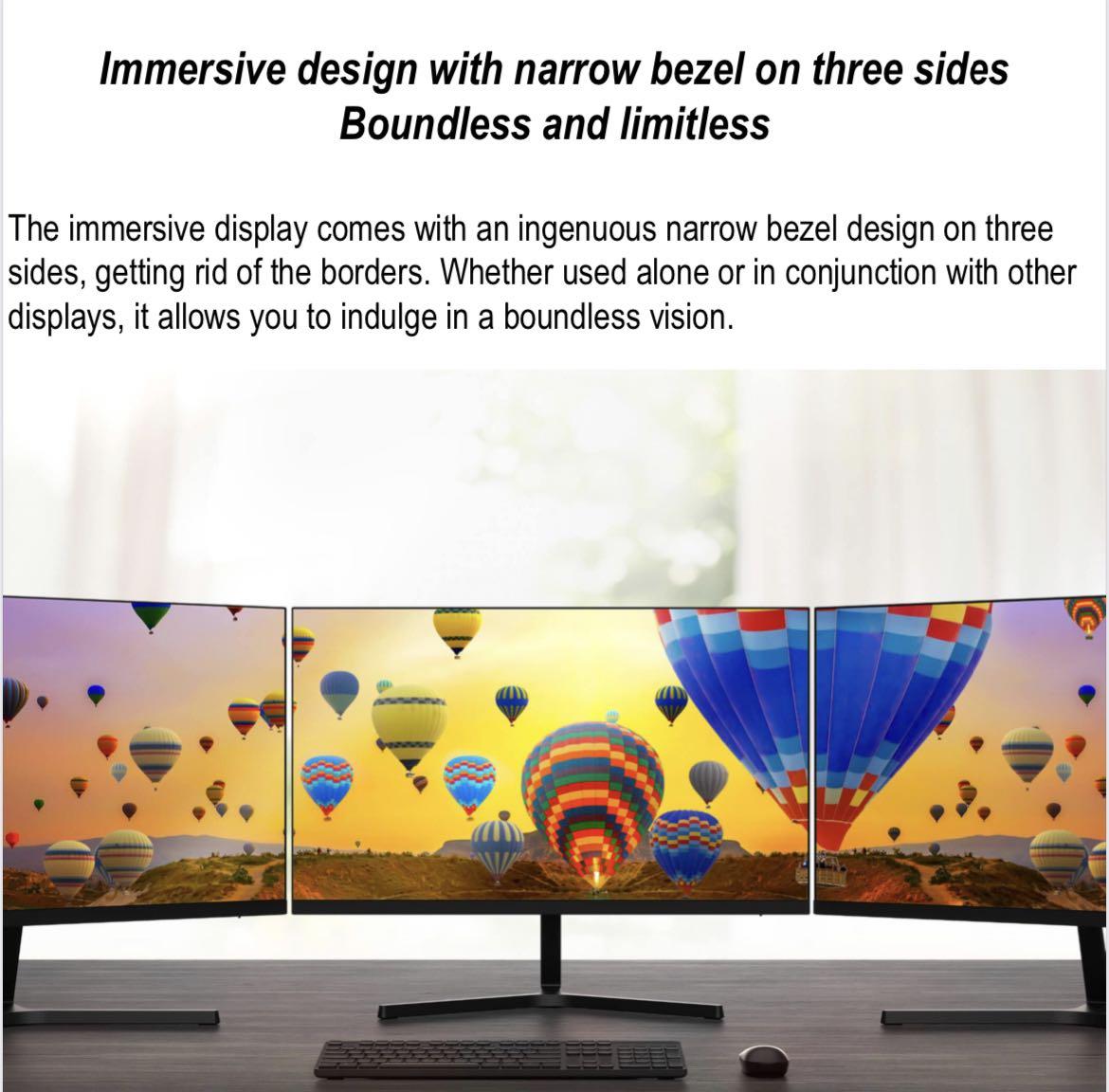 Xiaomi Mi 23.8”inch Desktop Monitor 1C - 24”inch IPS Xiaomi Monitor ...