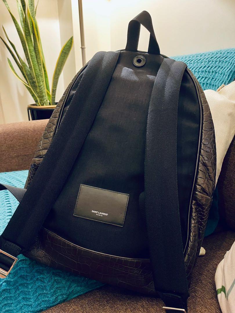 YSL Saint Laurent City Backpack - Dark Anthracite, Men's Fashion, Bags ...