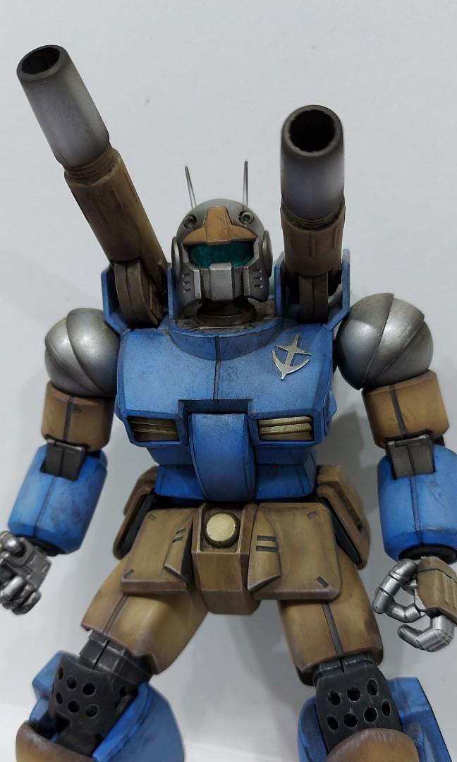 1:100 二手 BANDAI GUNDAM ZAKU GUNCANNON 高達 雷射大砲 巳砌及上色完成品 Paul 5478, 興趣及遊戲 ...