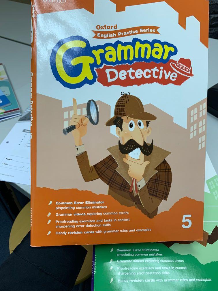 (全新) 小學英文補充練習 Grammar Detective 5, 興趣及遊戲, 書本 & 文具, 教科書 - Carousell