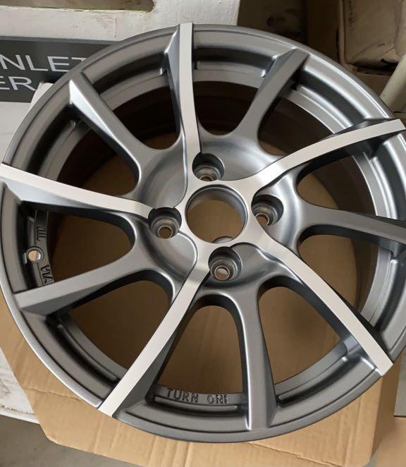 Advanti Racing 15” Rims, 4x100, 15”x6.5”, Offset 38, Car Accessories ...