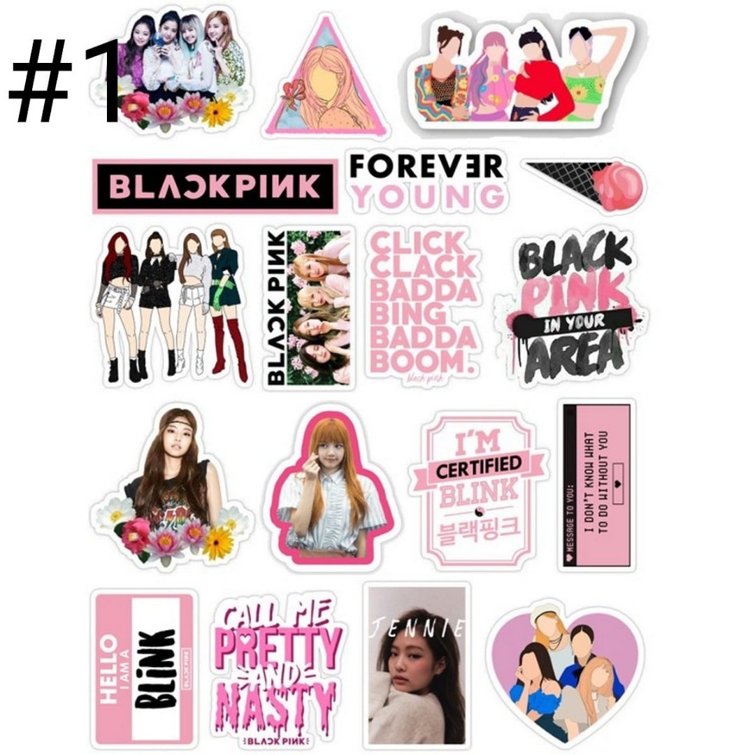 Aesthetic blackpink stickers (limited edition), Hobbies & Toys ...