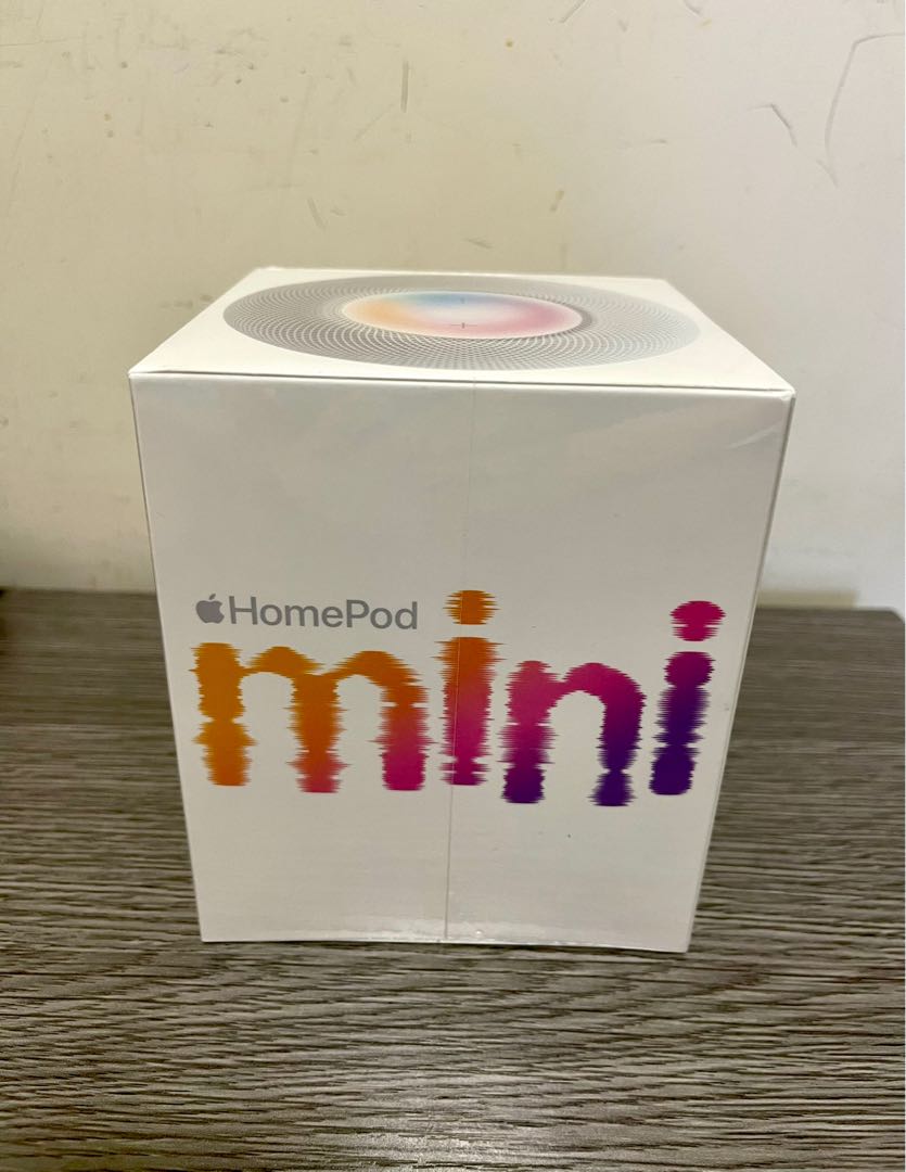 全新未開盒 Apple HomePod mini white color *NEW*, 音響器材, Soundbar、揚聲器、藍牙喇叭、耳擴 ...