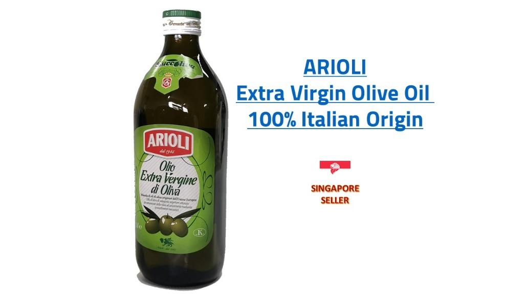 Arioli Extra Virgin Olive Oil 1L, Food & Drinks, Spice & Seasoning on Carousell