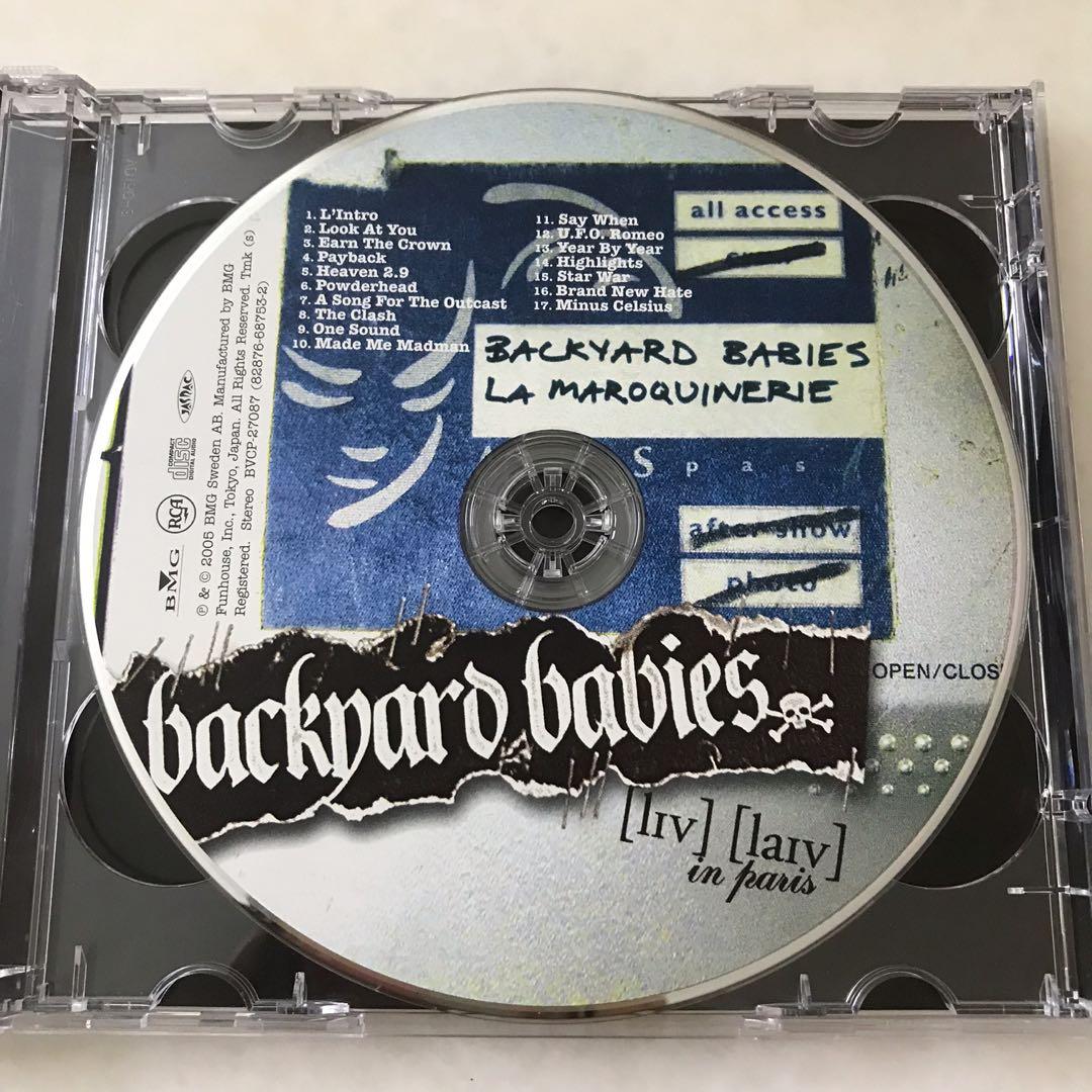 Backyard Babies (CD + DVD, Japan Press), Hobbies & Toys, Music & Media ...