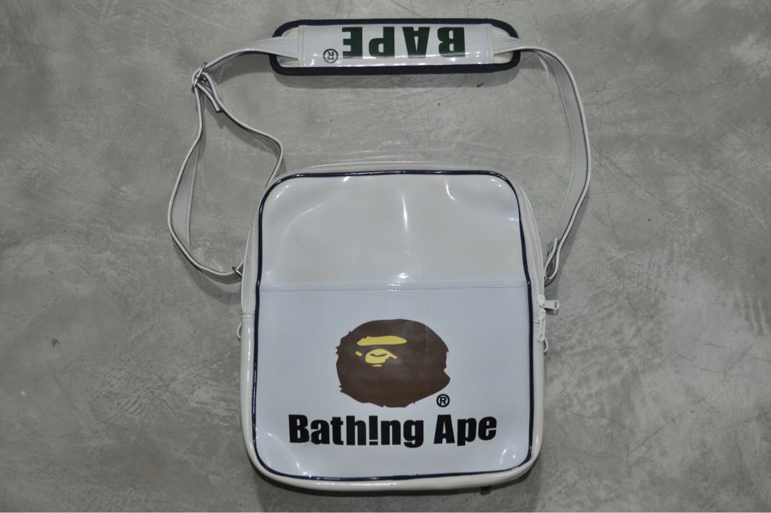 Bape - OG - Vinyl Ape Logo Shoulder Bag, Men's Fashion, Bags, Sling ...