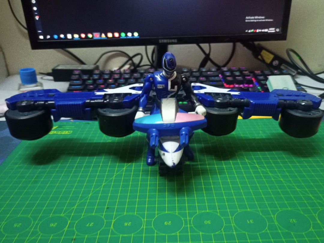 Blue Delta Morph ATV Power Rangers SPD (Bandai 2004), Hobbies & Toys ...