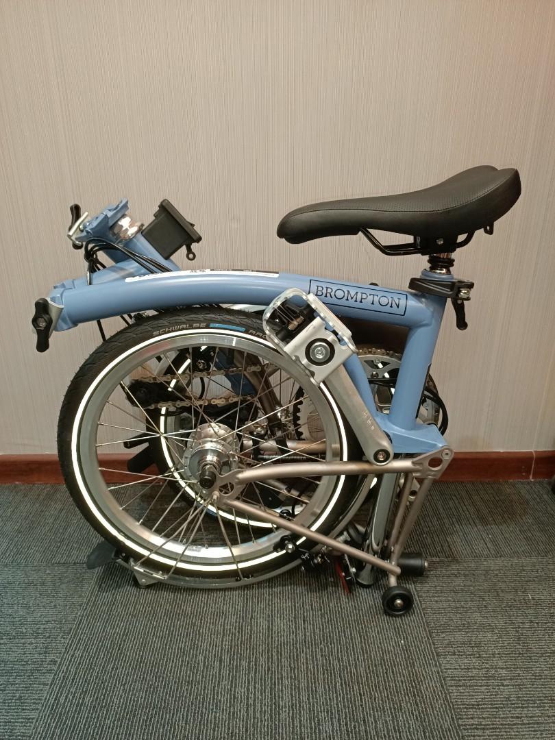 Brompton S6L Super Light Titanium Cloud Blue Original Brand New in Box ...