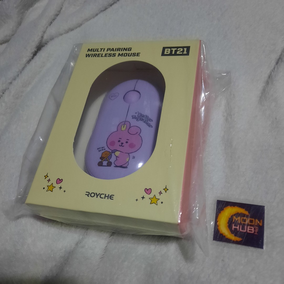 BT21 COOKY MULTIPAIRING WIRELESS MOUSE, Hobbies & Toys, Memorabilia ...